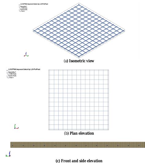 7 Steel Reinforcement Mesh In The Finite Element Model Of
