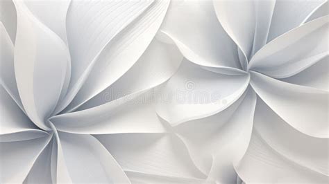 Abstract Monochromatic Background With Soft Flowing White And Grey
