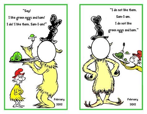 Green Eggs And Ham Book Printable