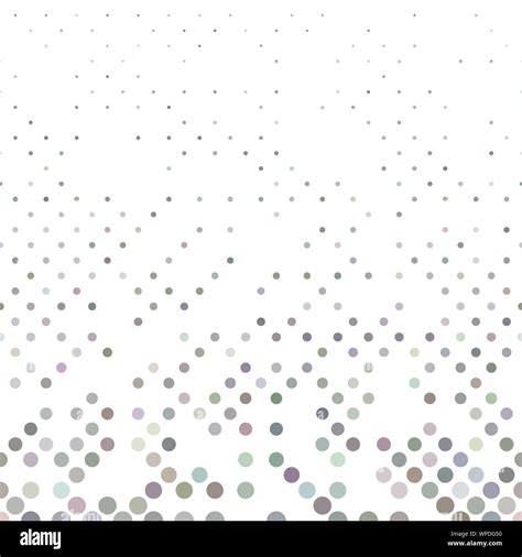 Colorful Abstract Repeating Circle Pattern Vector Winter Background Design With Dots Stock