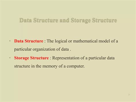 Arrays In Data Structurepptx Free Download