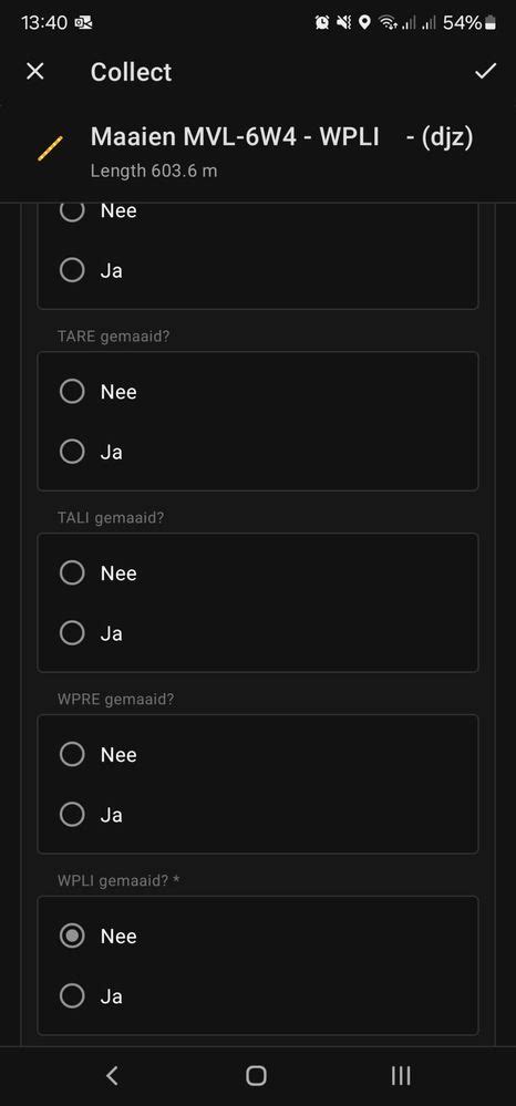 Conditional Visibility In Field Maps App Not Worki Esri Community