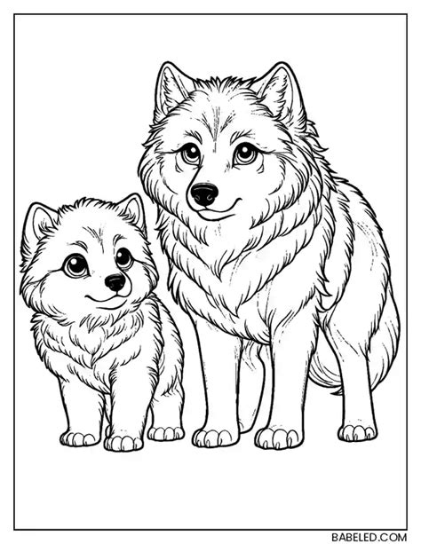 8 무료 인쇄 가능한 늑대 색칠하기 성인 및 어린이를 위한 시트 및 그림소녀 및 소년 Pdf