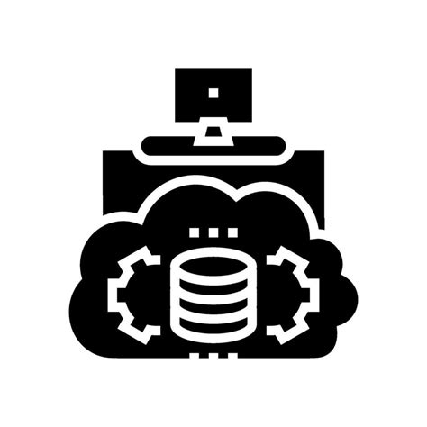 Serverless Architecture Software Glyph Icon Vector Illustration 34907880 Vector Art At Vecteezy