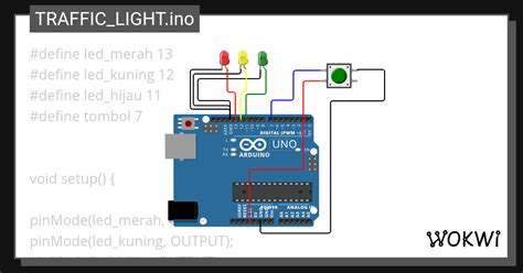 Traffico Wokwi Esp32 Stm32 Arduino Simulator