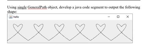 Solved Using Single Generalpath Object Develop A Java Code