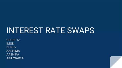 Interest Rate Swaps PPTX