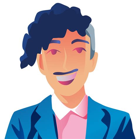 People Smile Man Happy Png Flat Design 12228585 Png