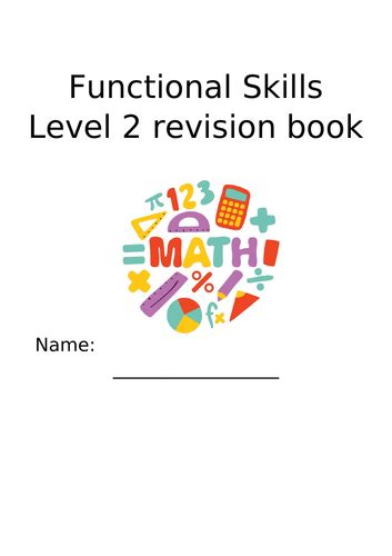 Functional Skills Level 2 Maths Revision Teaching Resources