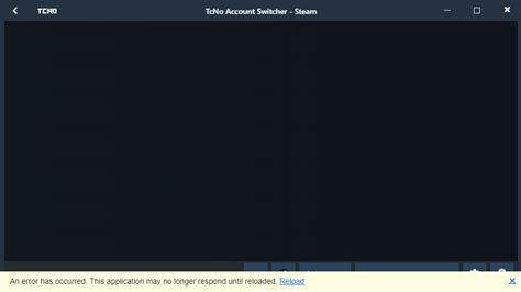 Steam Null Reference Exception · Issue 170 · Tcnocotcno Acc Switcher · Github
