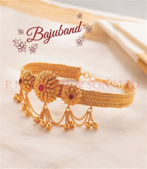 P N Gadgil Sons Offered In A Variety Of Bajuband In Gold Design