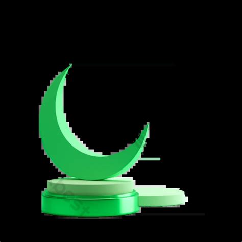 3d 초승달 선물 상자와 아랍어 등불 이슬람 라마단 인사말 카드 일러스트 Png Psd 무료 다운로드 Pikbest