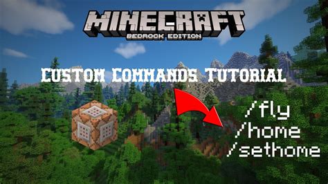 Minecraft How To Make Custom Commands In Minecraft Bedrock Edition