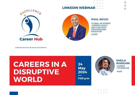 Paul Ngugi On Linkedin The New Career Landscape Join Sheila Wangari
