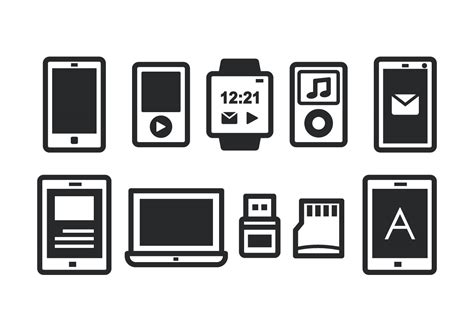 Gadget Icon Set Download Free Vector Art Stock Graphics And Images