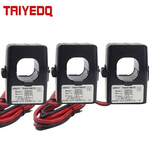 3pcs Split Core Current Transformer Clamp Ct Sensor Kct 24 Current Sensor 100a 200a 300a 400a Ct