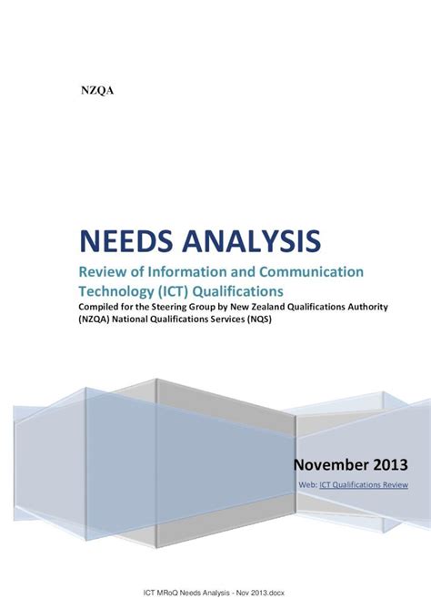 Pdf Needs Analysis Nzqa Dokumen Tips