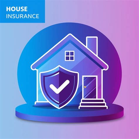 Imagem Com Uma Casa Com Um Escudo Simbolizando O Seguro Da Casa Vetor Premium Gerado Com Ia