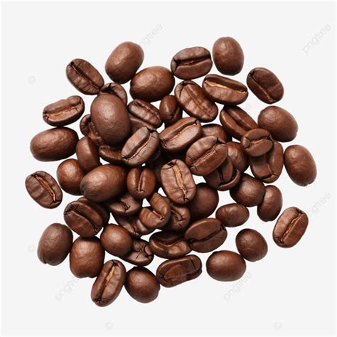 볶은 커피 콩 격리 된 클리핑 경로 Ai 생성 커피 커피 콩 확대 Png 일러스트 및 이미지 에 대한 무료 다운로드