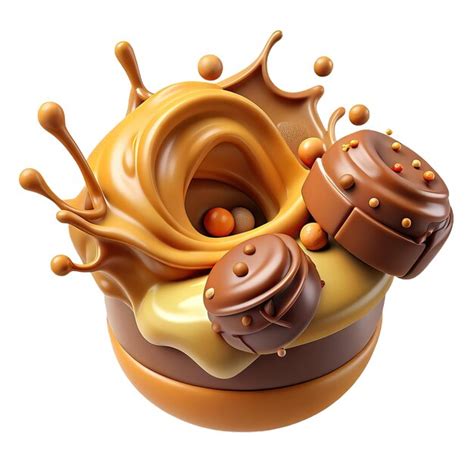 Premium Photo Wonderful And Beautiful Sweet And Dessert In Splash