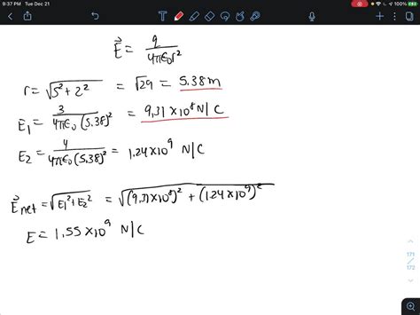 Solved 13 2 E C Calculate The Total The Charges Shown In The