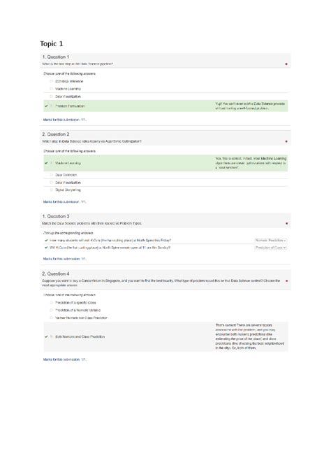 Topic 1 Lams Ans Topic 1 1 Question 1 What Is The First Step In The Data Science Pipeline