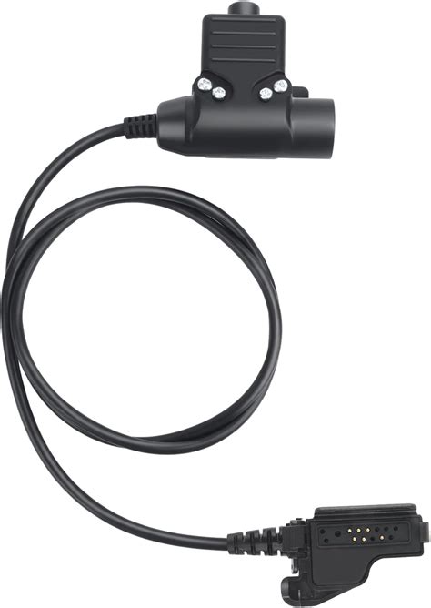 Amazon Com Two Way Radio U Ptt Adapter Push To Talk Button Adapter Calbe For Walkie Talkie