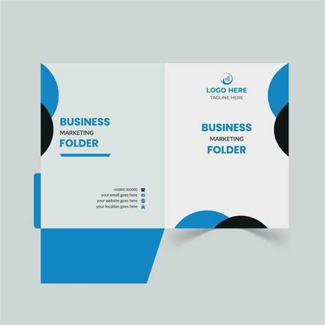 File Folder Design Presentation Folder Design 34818073 Vector Art At Vecteezy