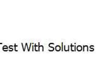Maths And Logic Sample Test With Solutions Imgur