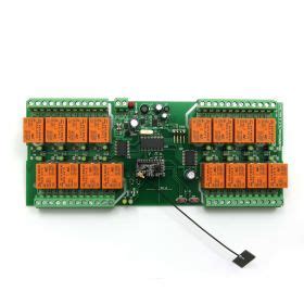 WiFi 16 Relay Module TCP IP UDP Virtual Serial Port PCB Nikhan Controls
