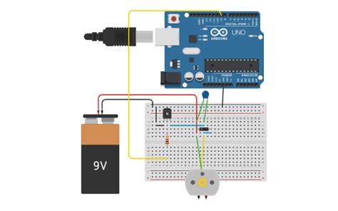Circuit Design Exercise 4 C Serial Dc Motor Control Tinkercad