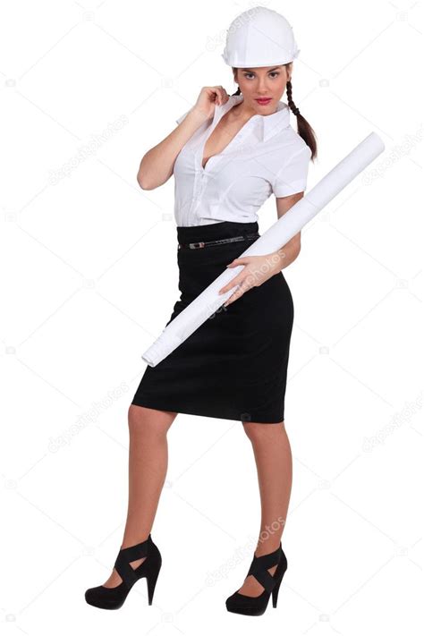 Sexy Female Architect Stock Photo By Photography