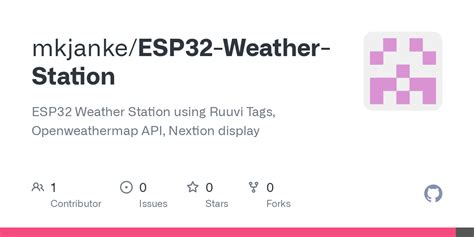 Github Mkjankeesp32 Weather Station Esp32 Weather Station Using Ruuvi Tags Openweathermap