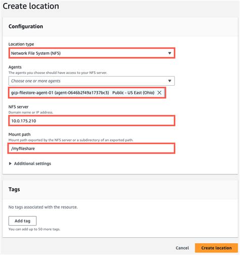 Transferring Data From Google Cloud Filestore To Amazon EFS Using AWS