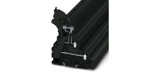 Phoenix Contact Black UT 4 L HESI 5X20 Fused DIN Rail Terminal 26 10 AWG 4mm² ATEX Ex