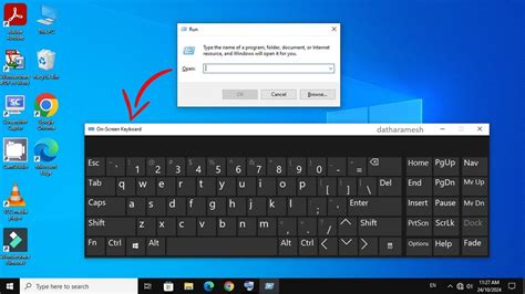 How To Open On Screen Keyboard Using Run Command Youtube