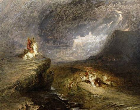 Батальная сцена картина — Джон Мартин