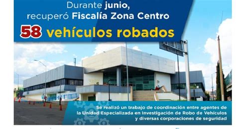 Asegura Fiscalía 58 Carros Robados En El Mes De Junio