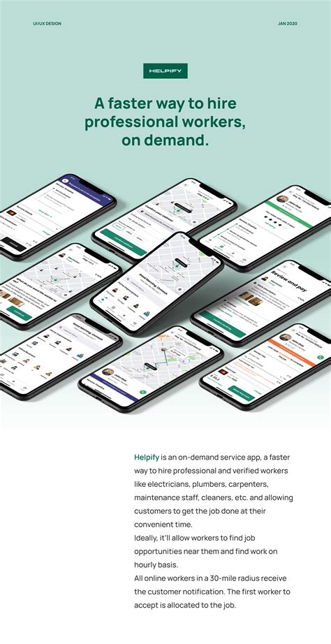 Helpify App Uiux Design Behance Helpify App Uiux Design Behance