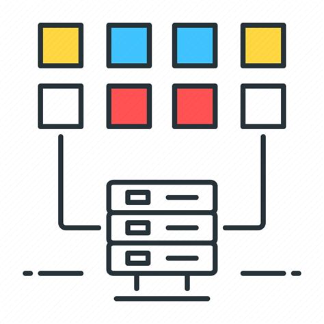 Data Structured Structured Data Structured System Data Architecture Icon Download On