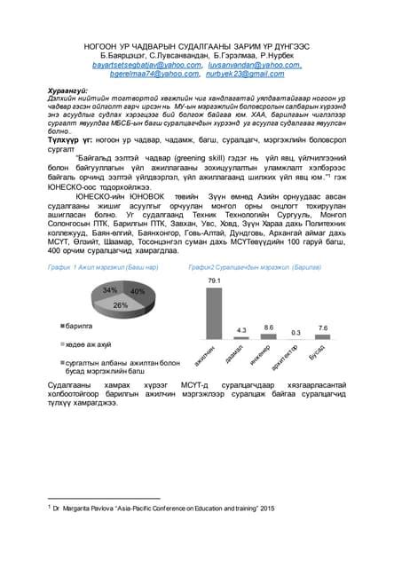МБСБ ЫН НОГООН УР ЧАДВАРЫН СУДАЛГААНЫ ЗАРИМ ҮР ДҮНГЭЭС Docx