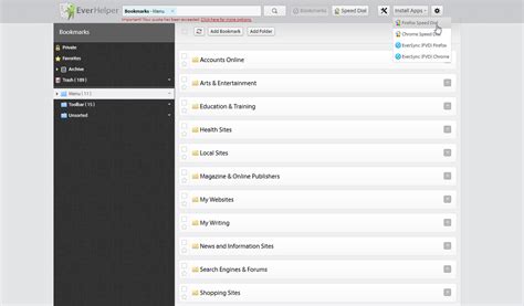 How To Organize And Sync Your Web Browser Bookmarks