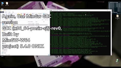Opencv V401 Or V3x Compilation With Mingw And Cmake Without Error