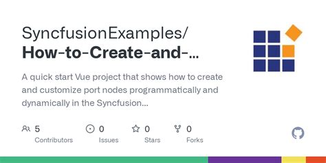 Github Syncfusionexampleshow To Create And Customize Ports In The