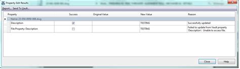 failed to update vault property autodesk community