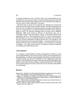 Induction Of Decision Trees PDF