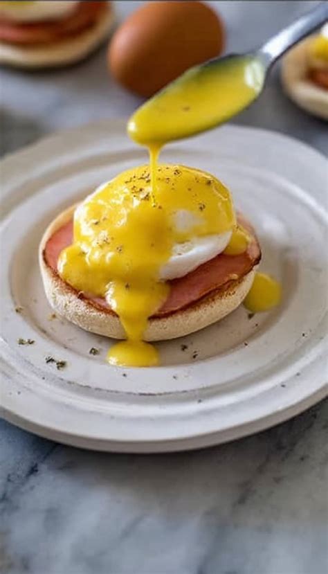 Eggs Benedict With Homemade Hollandaise Sauce Delicious Brunch Classic
