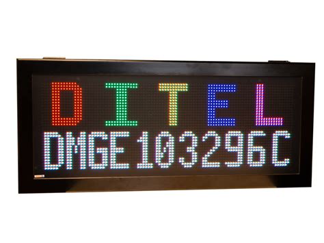 Dot Matrix Display RGB 32x96 Pixels DMGE103296C DITELTEC COM