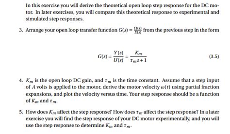 Solved In This Exercise You Will Derive The Theoretical Open Chegg