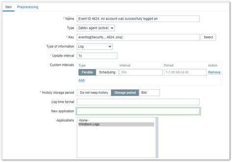 Track Logged On Sessions Using Eventlog Monitoring Windows Rzabbix